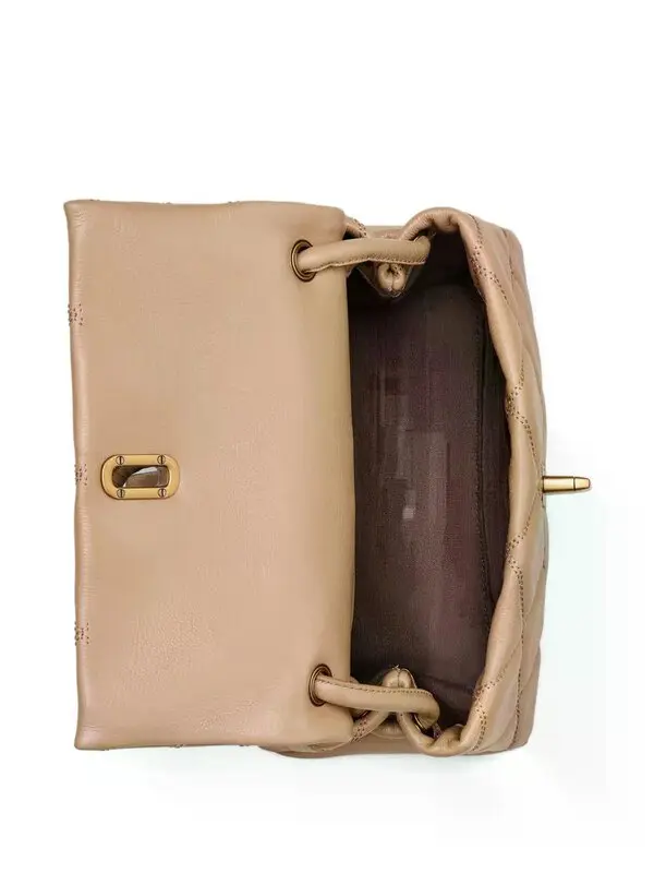 Marc Jacobs Quilted Leather Mini Dual Shoulder Bag - Neutrals