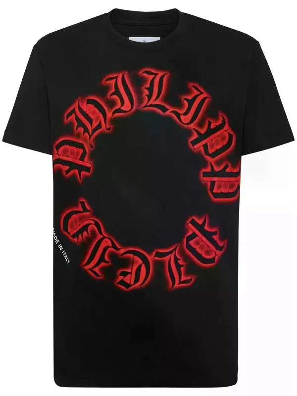 Philipp Plein Gothic Plein Cotton T-shirt
