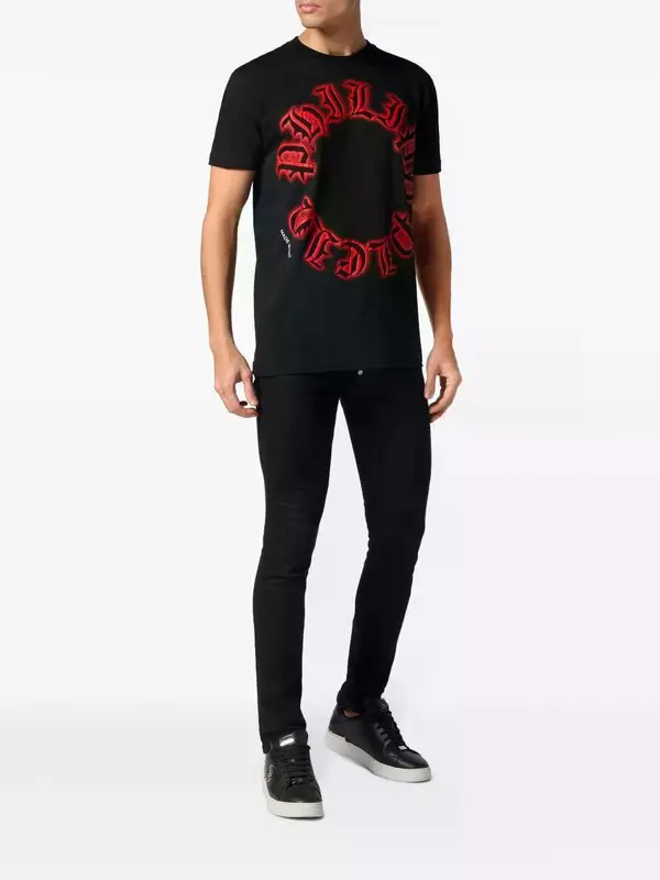 Philipp Plein Gothic Plein Cotton T-shirt