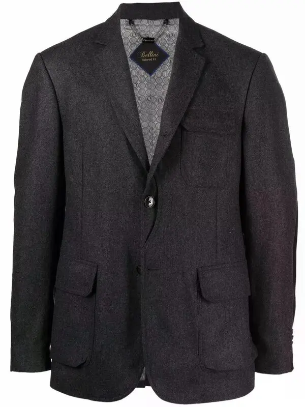 BILLIONAIRE Embroidered-logo Tailored Blazer