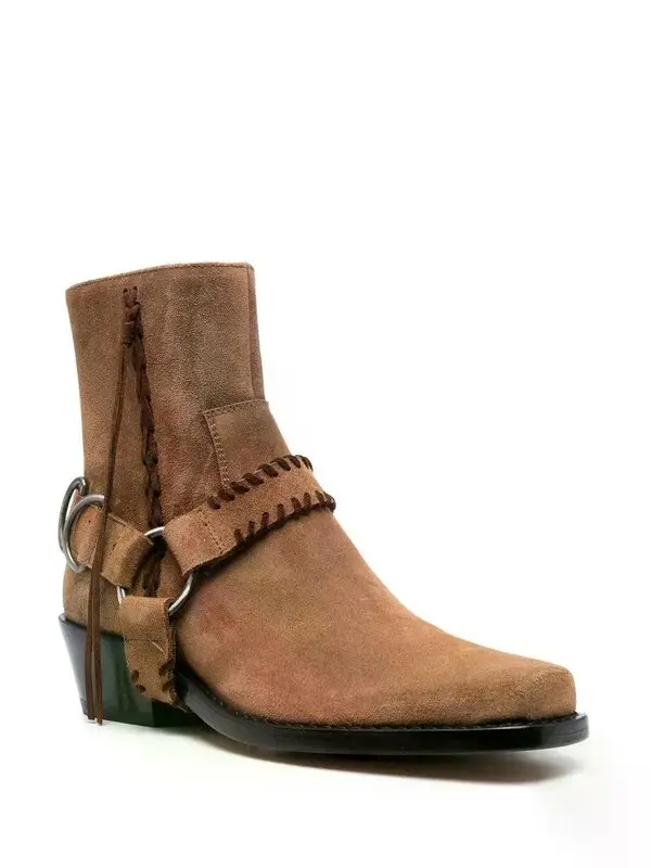 BUTTERO® Suede Ankle Boots - Brown