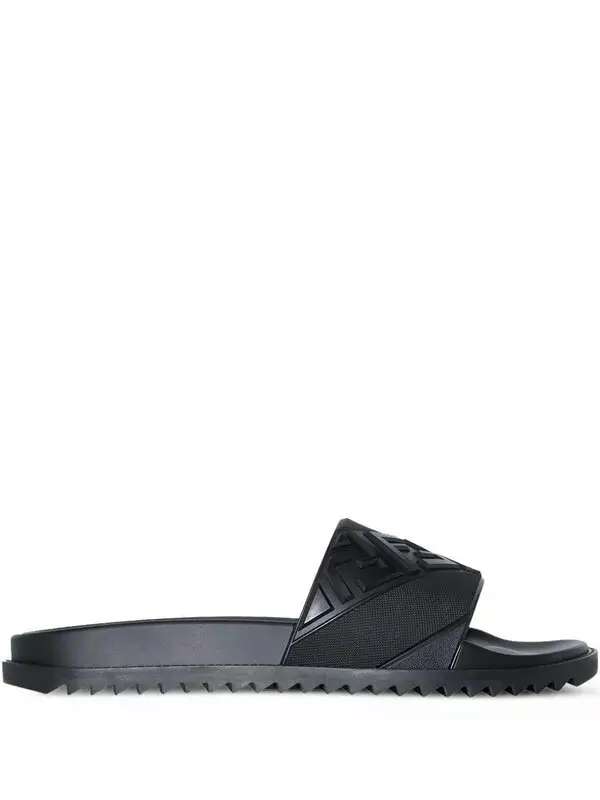 Fendi Ff-embossed Slides