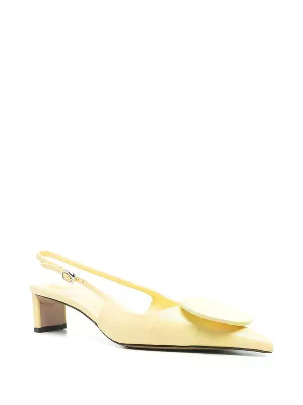 Jacquemus Slingback Pumps - Yellow