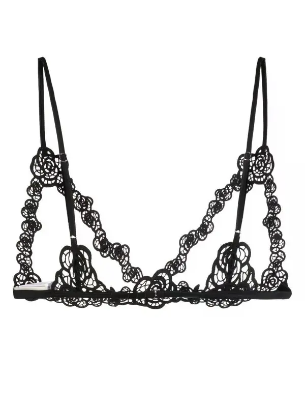 FLEUR DU MAL Fleur Guipure Ouvert Bralette