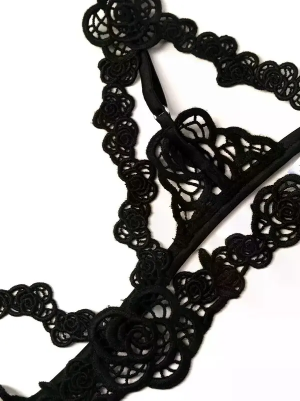 FLEUR DU MAL Fleur Guipure Ouvert Bralette