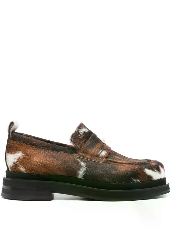 Simone Rocha Heart Toe Loafers - Brown