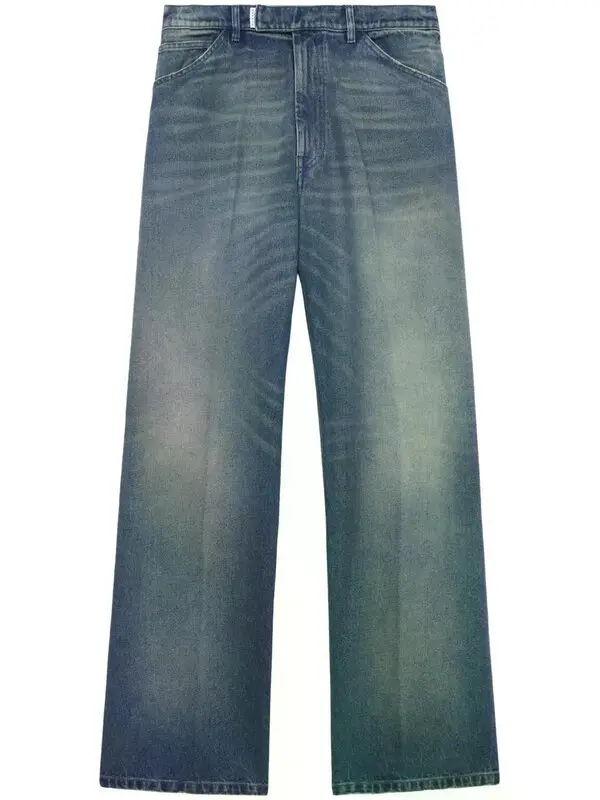 Random Identities Straight-leg Washed Denim Jeans