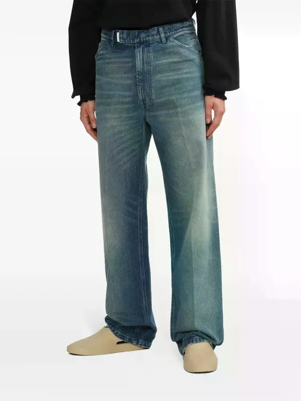 Random Identities Straight-leg Washed Denim Jeans
