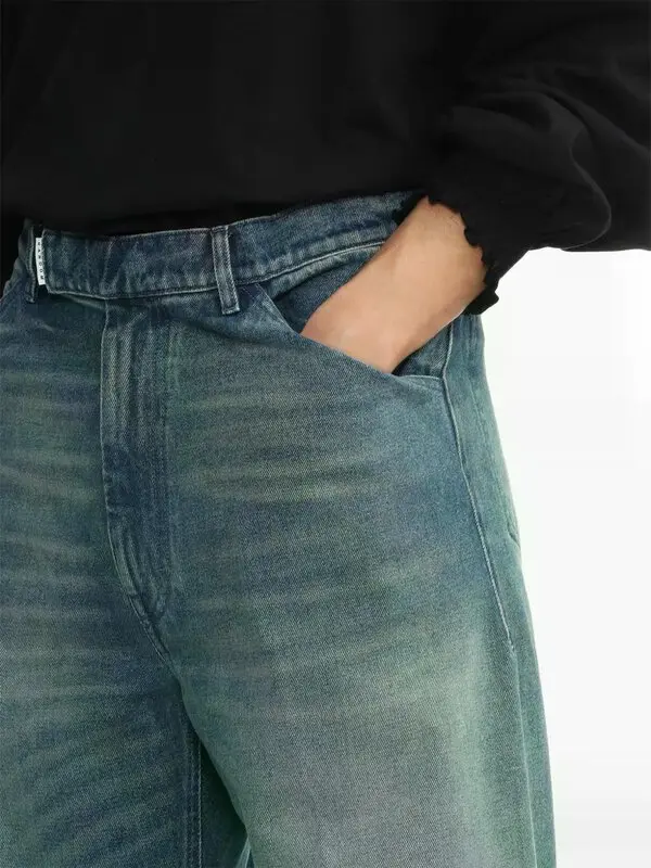 Random Identities Straight-leg Washed Denim Jeans