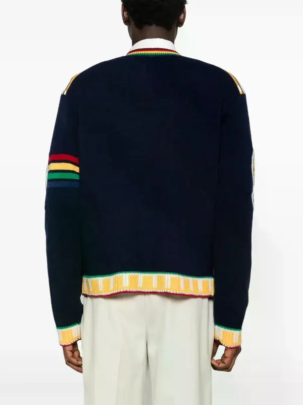 Casablanca Fraternity Merino Wool Sweater