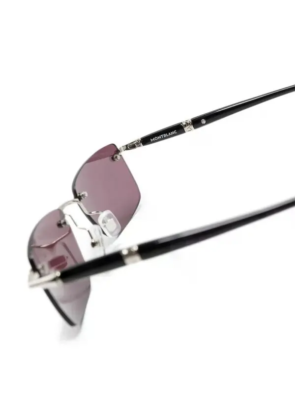 Montblanc Rectangle-frame Sunglasses - Black