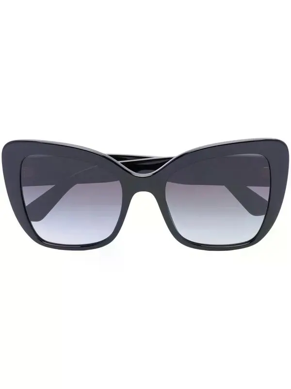 Dolce & Gabbana Oversized Cat-eye Frame Sunglasses - Black