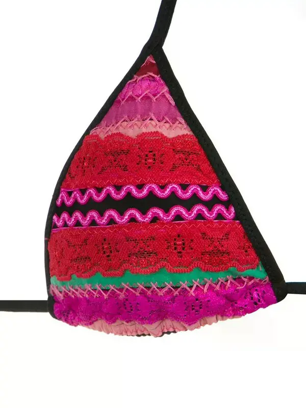 AMIR SLAMA Panelled Triangle Bikini Set