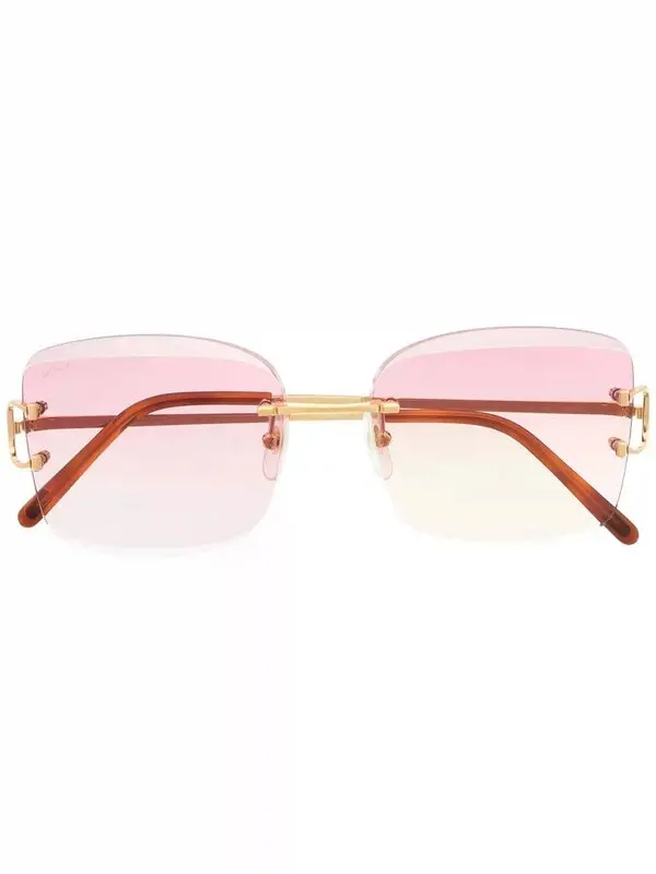 Cartier Square-frame Gradient Sunglasses