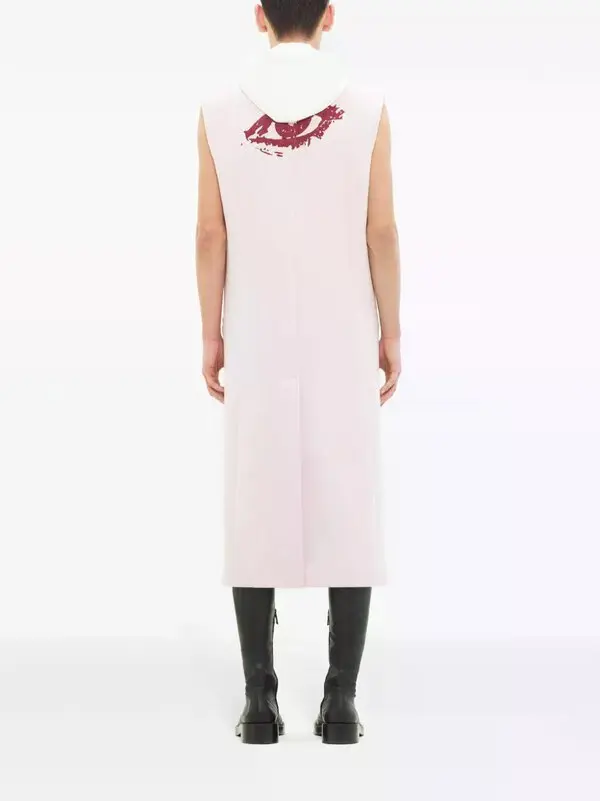 COURREGES Sleeveless Double-breasted Coat