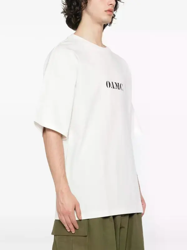 OAMC Logo-print Organic T-shirt
