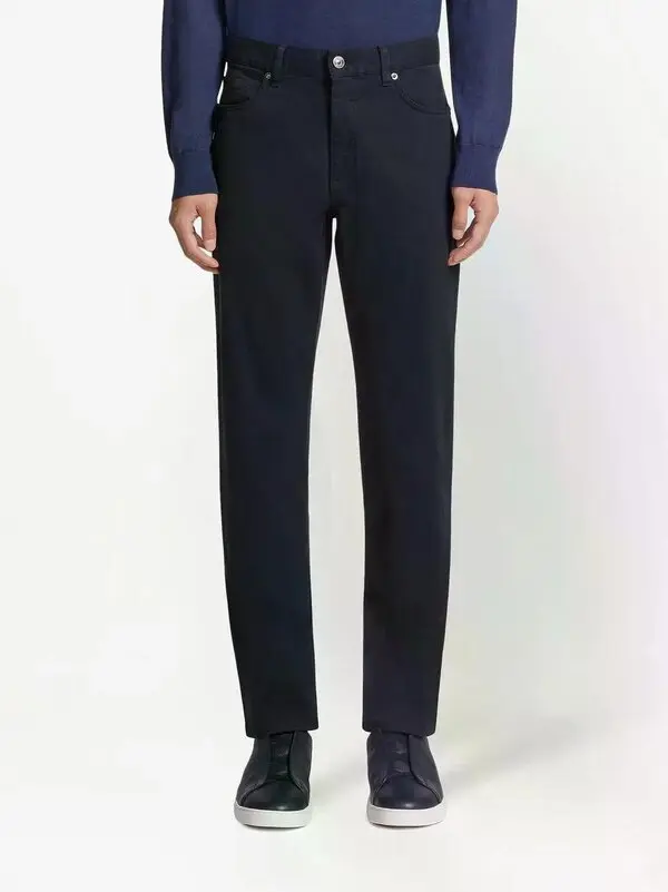 Zegna Roccia Slim-fit Jeans - Blue