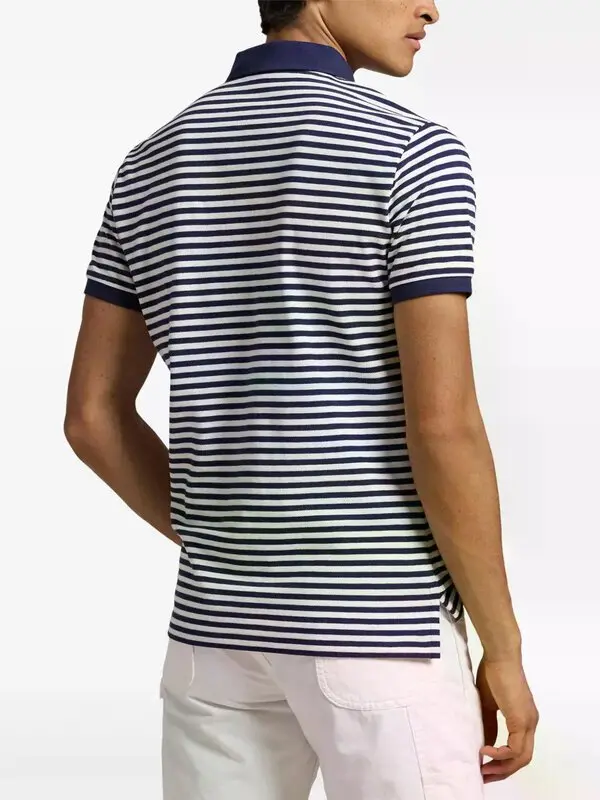 Polo Ralph Lauren Striped Polo Shirt With Embroidered Pony