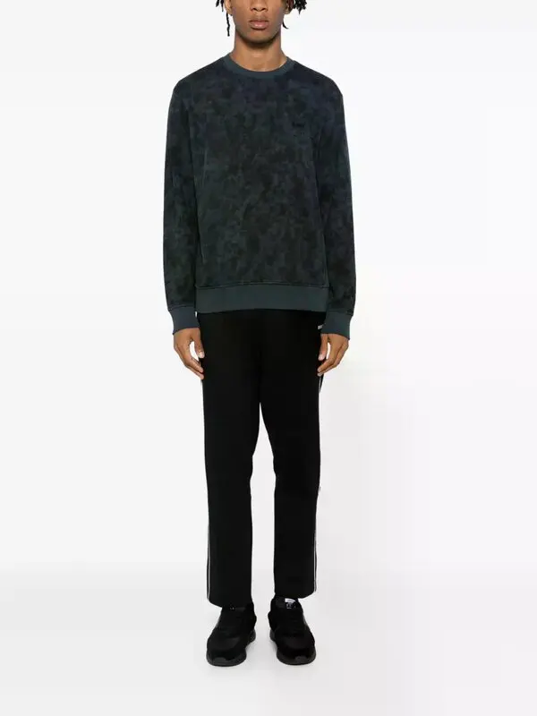 BOSS Tie-dye Effect Cotton Sweatshirt