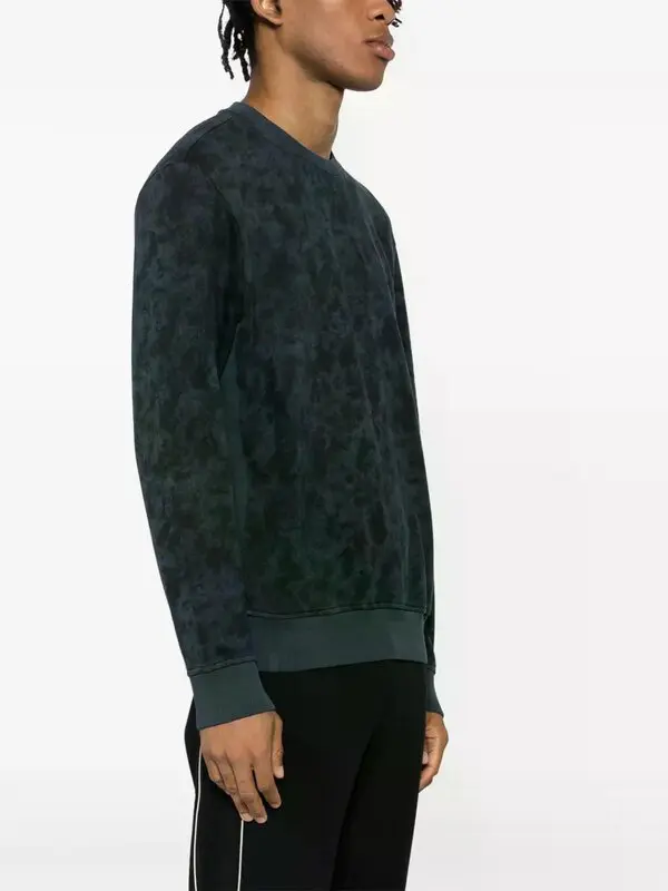 BOSS Tie-dye Effect Cotton Sweatshirt