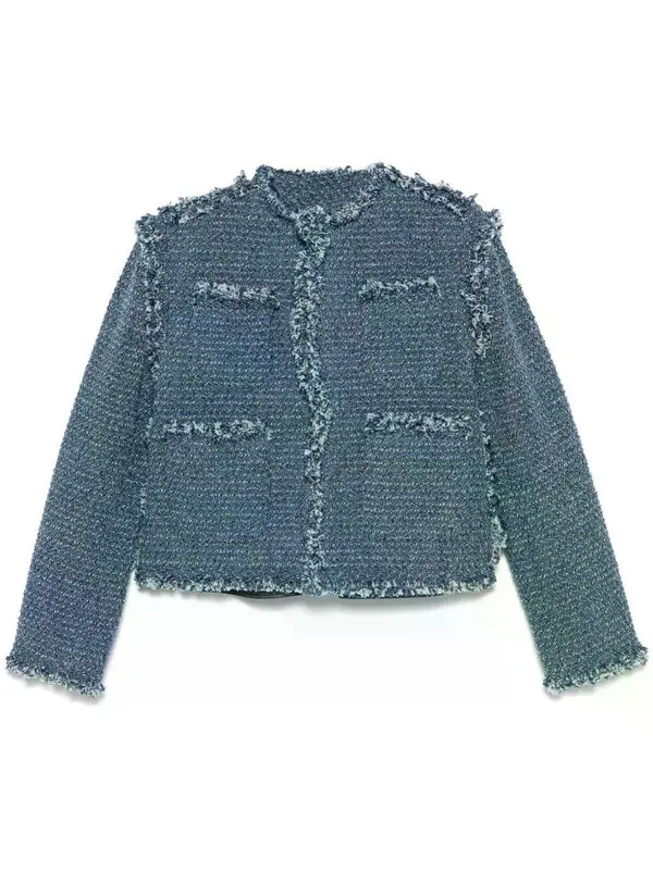 Sacai Paneled Tweed Jacket