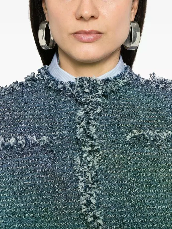 Sacai Paneled Tweed Jacket