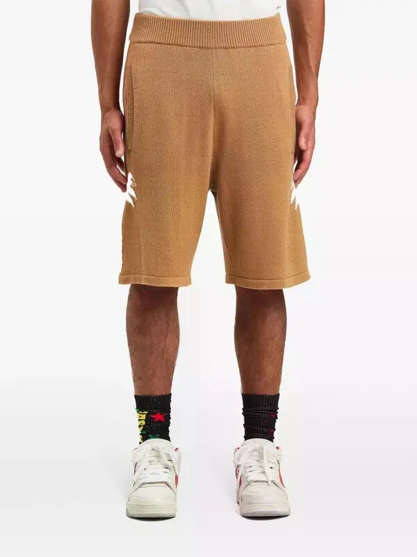 Palm Angels Palm Tree Knitted Shorts