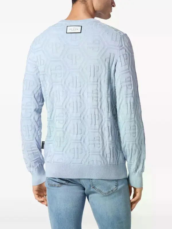 Philipp Plein Monogram-jacquard Jumper