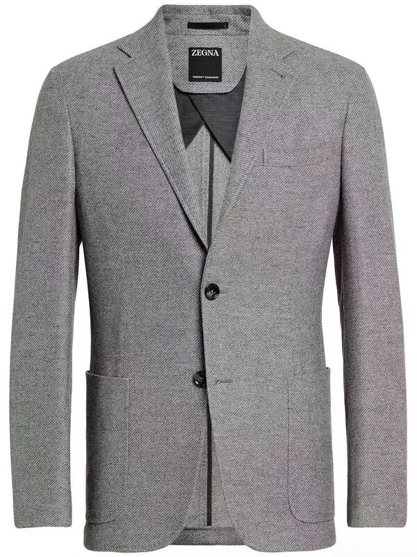 Zegna Trofeo Single-breasted Cashmere Jacket