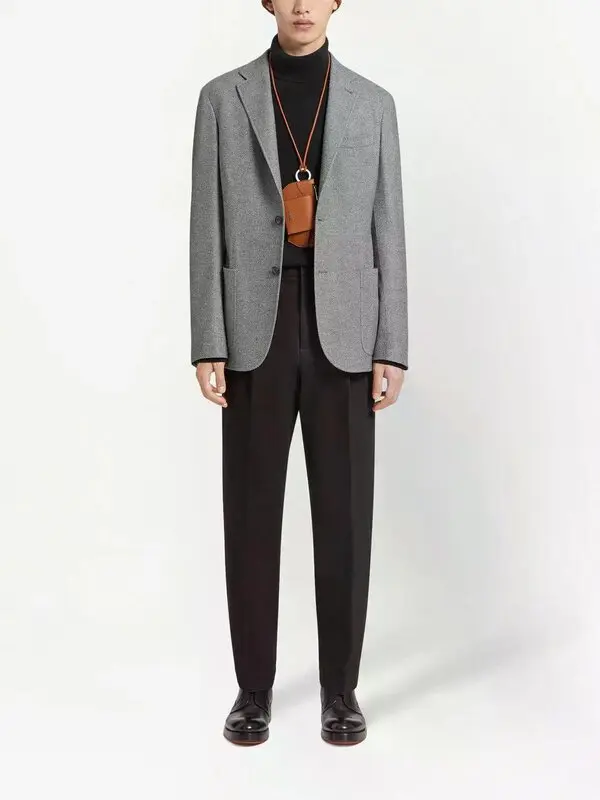 Zegna Trofeo Single-breasted Cashmere Jacket