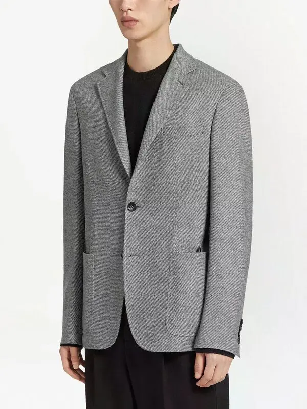 Zegna Trofeo Single-breasted Cashmere Jacket