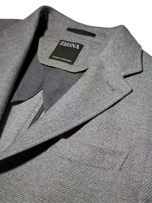 Zegna Trofeo Single-breasted Cashmere Jacket