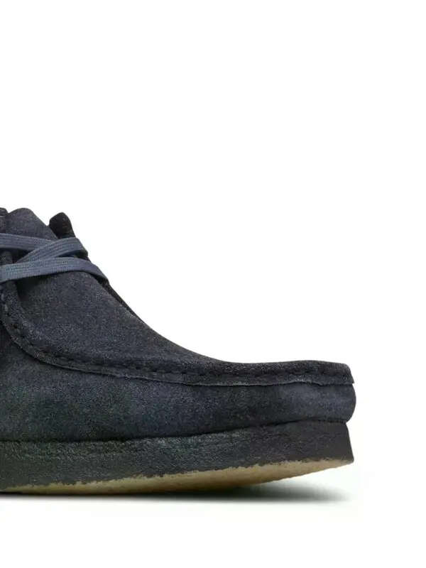 Clarks Wallabee Suede Desert Boots - Blue