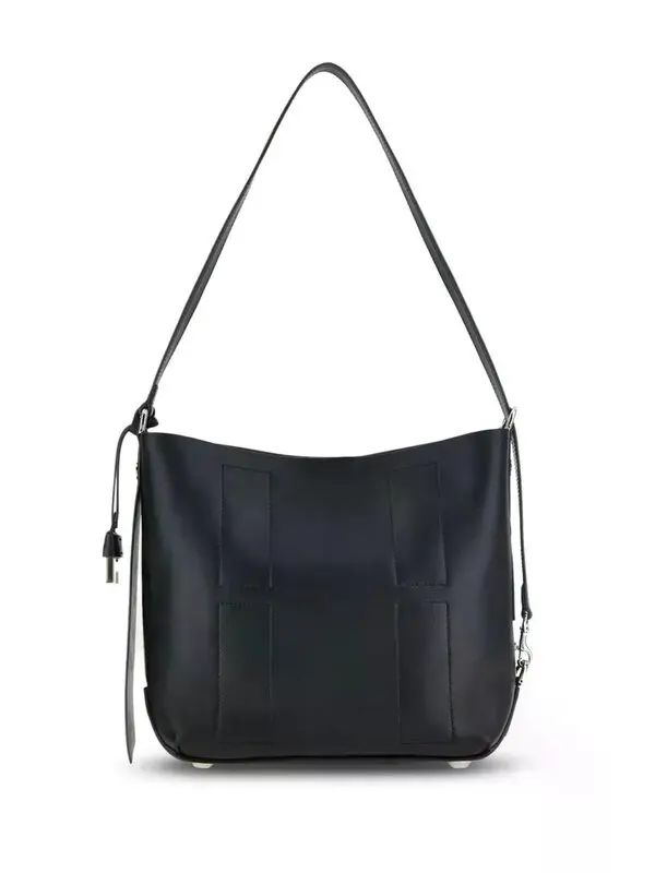 Hogan Leather Shoulder Bag - Black