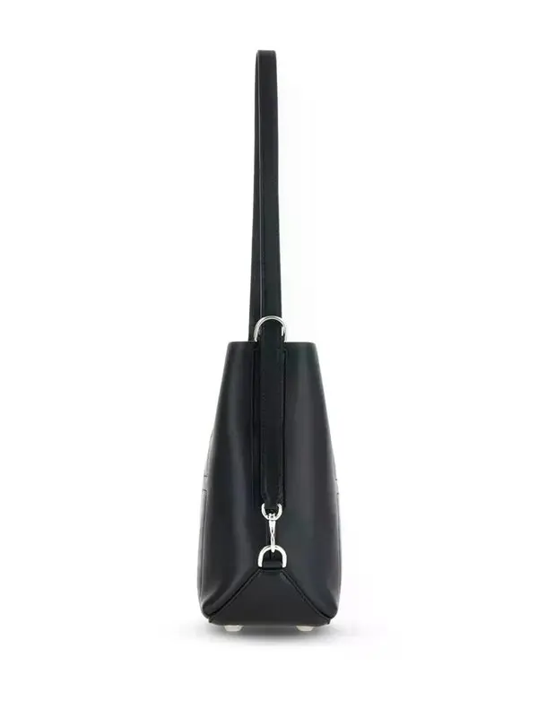 Hogan Leather Shoulder Bag - Black