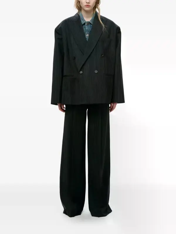 MAINLESS Pinstripe Double-breasted Blazer
