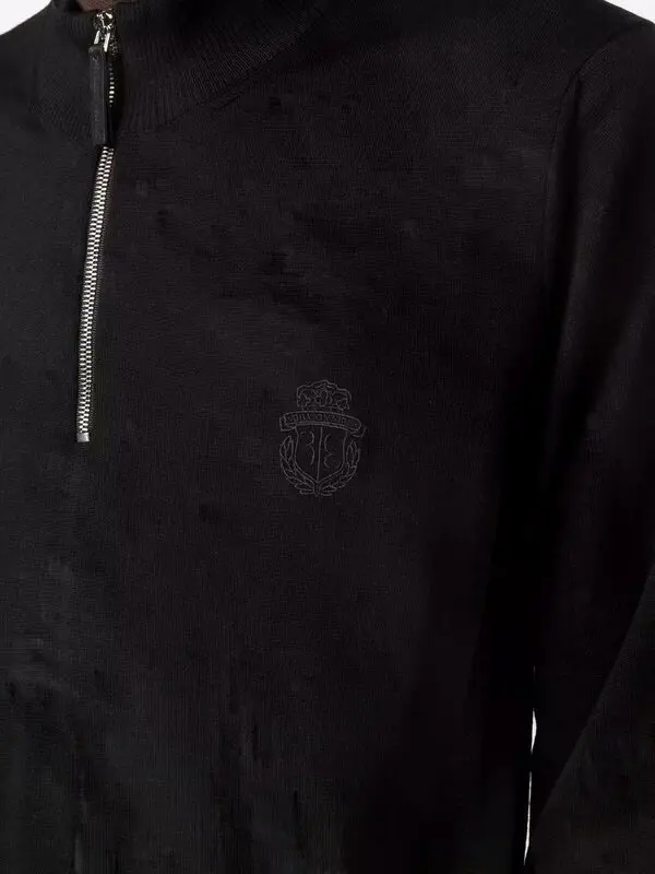 BILLIONAIRE Pullover Zip Jumper