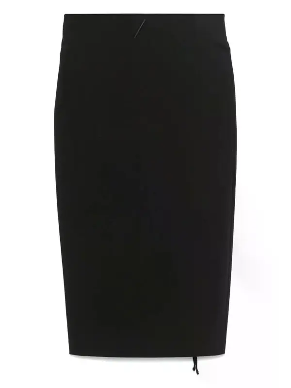 THOM KROM Zip-up Midi Skirt