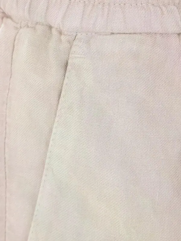 Brunello Cucinelli Garment-dyed Linen Gabardine Bermuda Shorts With Drawstring And Pleats