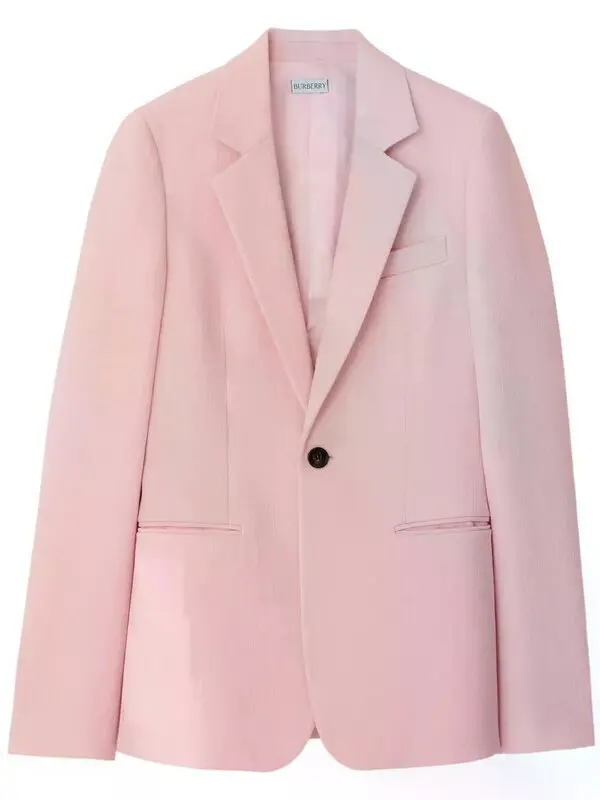 Burberry Single-breasted Wool Blazer