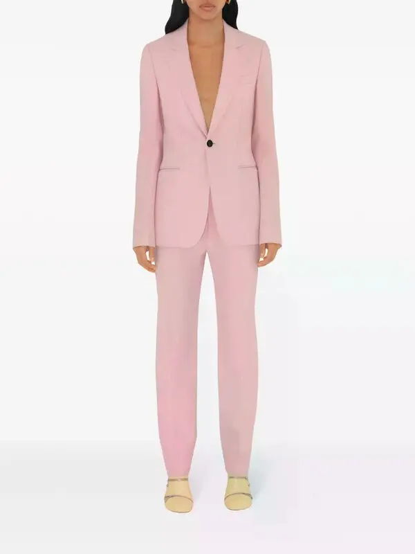 Burberry Single-breasted Wool Blazer