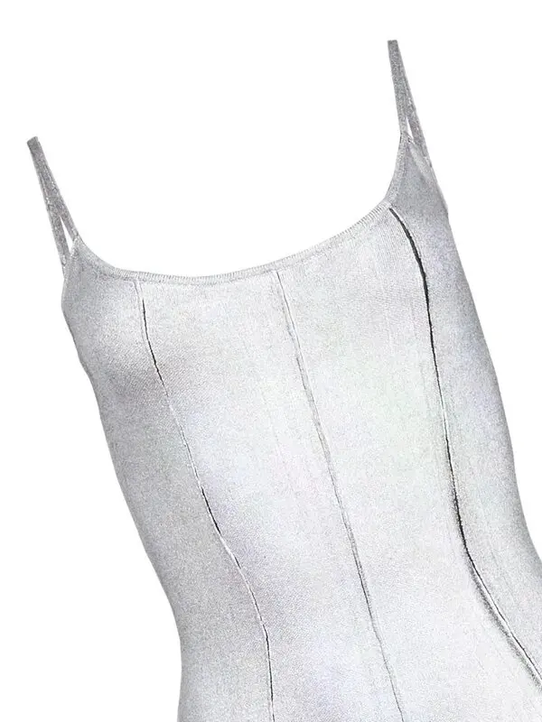 FLEUR DU MAL Flash Ribbed Dress