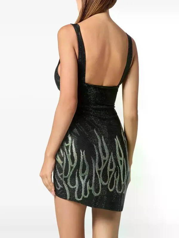 Philipp Plein Flame Mini Dress