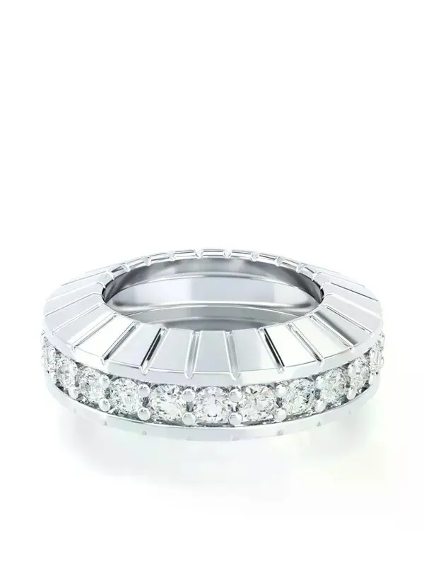 LOEV 14kt White Gold Diamond Eternity Bracelet - Silver