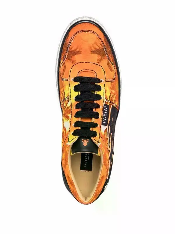 Philipp Plein Flame Low-top Sneakers