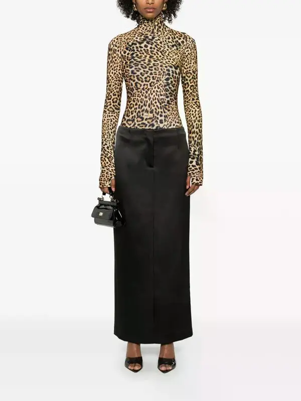 Norma Kamali Long-sleeve Turtleneck Top