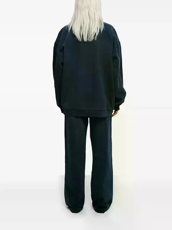 MAINLESS Cotton Track Pants - Blue