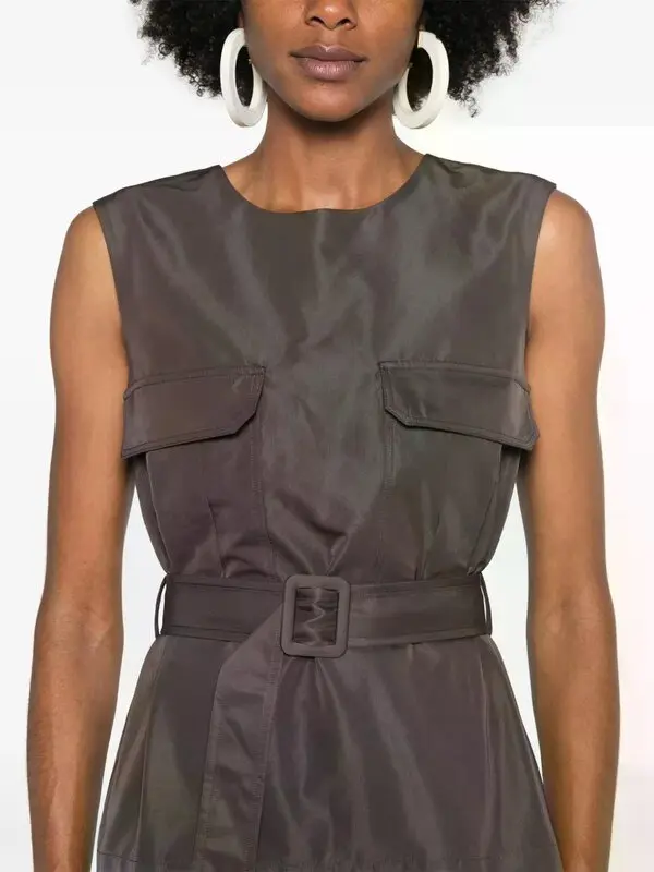 P.a.r.o.s.h Sleeveless Belted Top