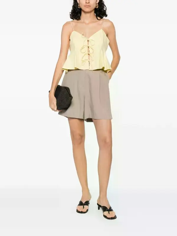 MOUTAKI High-waisted Tailored Shorts