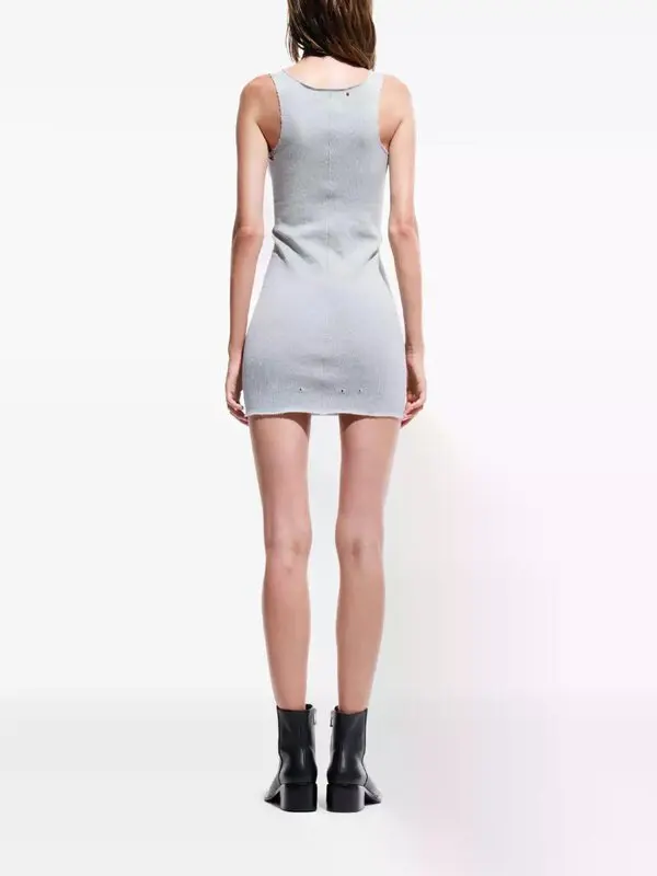 MAINLESS Ribbed Mini Dress